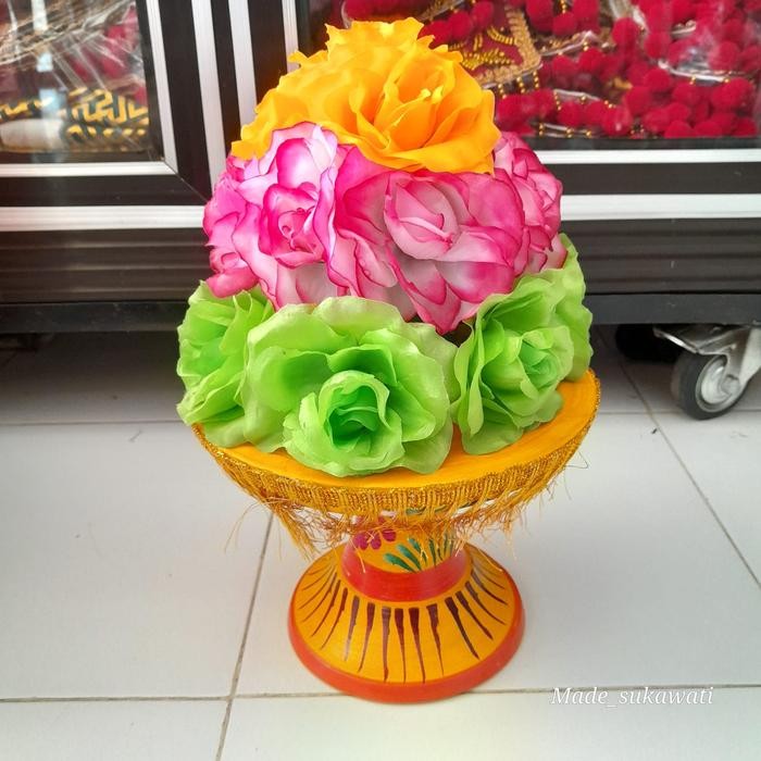 Jual ASLI Dulang bunga tari sekar jagat bali READY STOCK | Shopee Indonesia