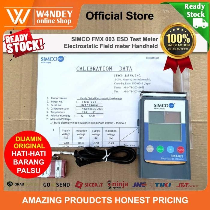 Jual Simco Fmx 003 Esd Test Meter Electrostatic Field Meter Handheld ...