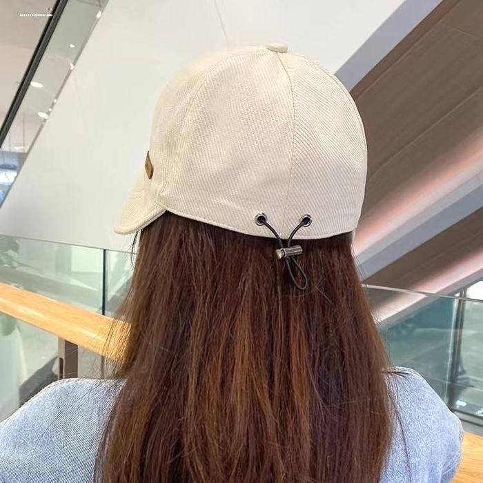 Jual Pilihan- Topi Caddy Wanita Pet Visor Kecil Korea Kanvas Dewasa ...