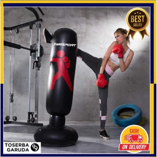 Jual Vertical Punching Bag Tiang Samsak Inflatable 1.6M Kids Boxing ...