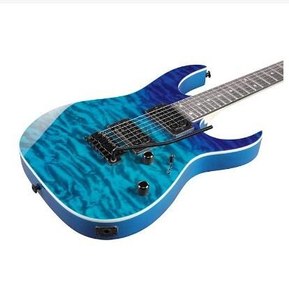 Jual GITAR ELEKTRIK IBANEZ GIO GRG120QASP BLUE GRADIATION ORIGINAL ...