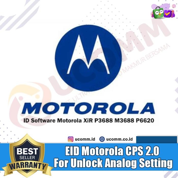 Jual 3j4e- Entitlement Id Motorola Cps 2.0 Eid Motorola For Unlock ...