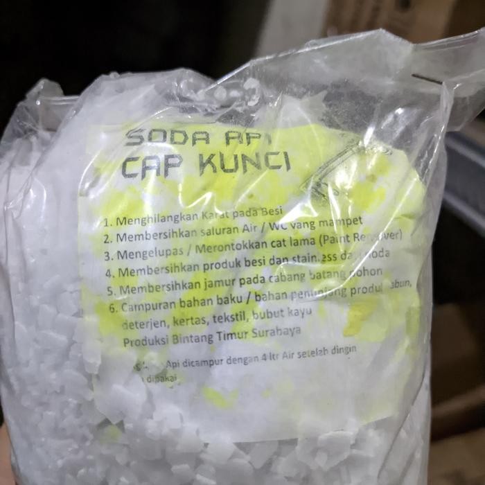 Jual NewsBanget- Kaustik Soda / Soda Api 1Kg Naoh Pembersih Saluran Air ...