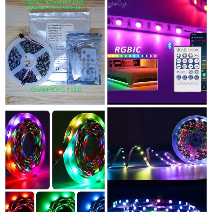 Jual Bisa Gosend! Led Strip Pixel Rgb 5050 Ws2811 Dc 12V 60 Led/Meter ...