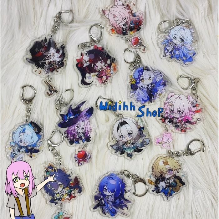 Jual Honkai Star Rail Penacony / HSR Chibi / Honkai Star Rail Keychain ...