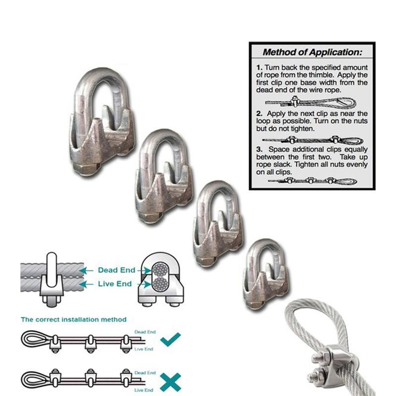 Jual KUKU MACAN 26mm Clamp Klem Tali Kawat Baja Kabel Seling Sling 26 ...