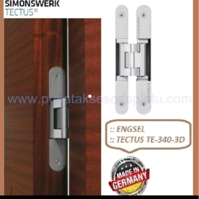 Jual ENGSEL TANAM TECTUS TE-340-3D SILVER/CONCEALED HINGE SIMONSWERK ...