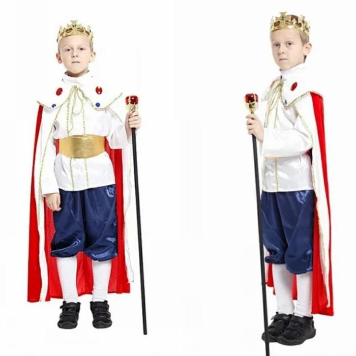 Jual BERKUALITAS! King costume Halloween kostum Raja kostum anak ...