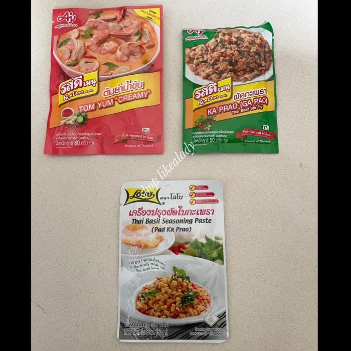 Jual Stok Baru Bumbu masak instan thailand / bumbu instan ajinomoto tom ...