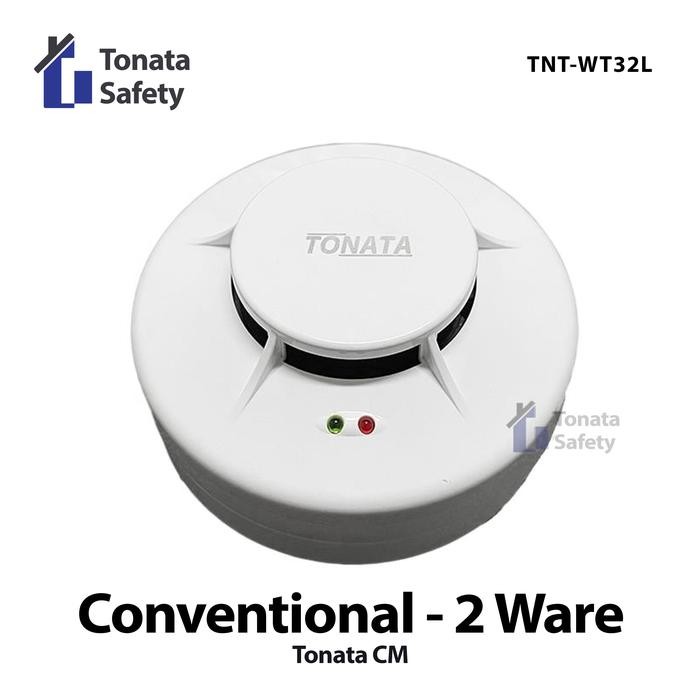 Jual CONVENTIONAL SMOKE DETECTOR PHOTOELECTRIC TONATA / 2 WIRE | Shopee ...