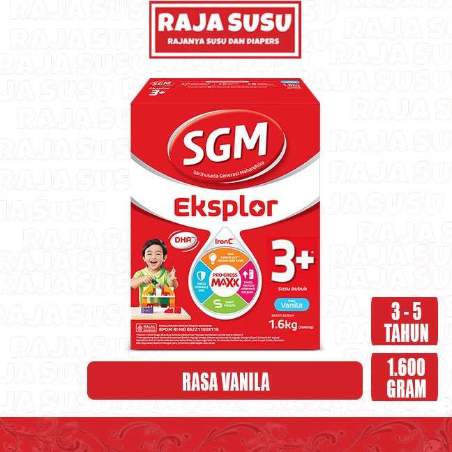 Jual SGM 3+ VANILA 1600 GR - RAJA SUSU | Shopee Indonesia
