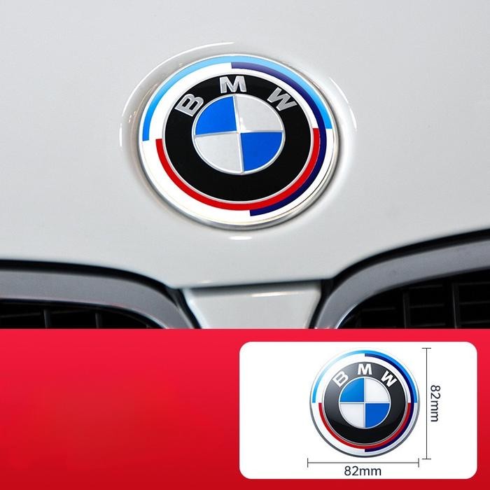 Jual Ready EMBLEM LOGO KAP MESIN BMW JAHRE KAP BAGASI 82MM 74MM E36 E46 ...