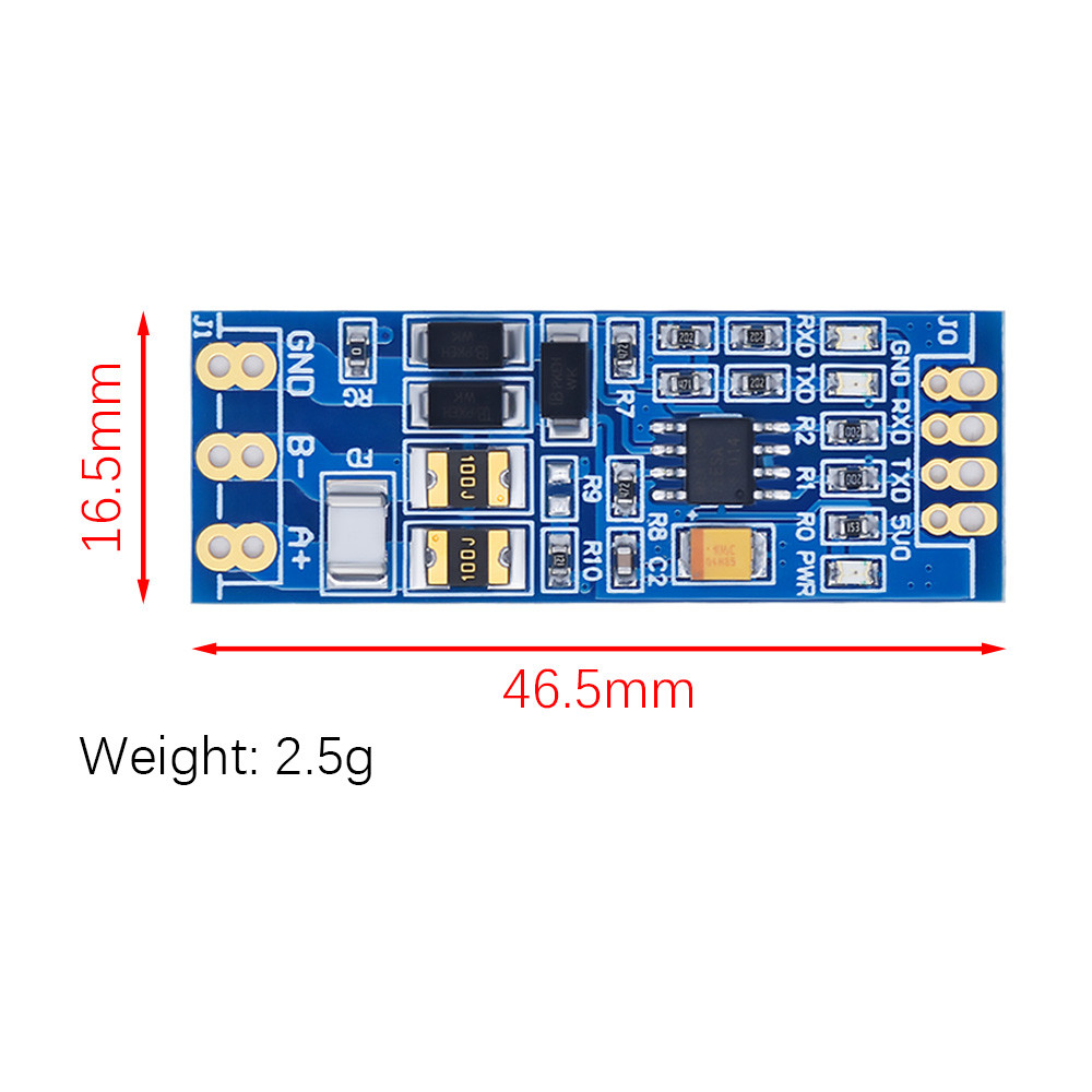 Jual WAVGAT MAX13487 5V-TTL RS485 module 485 to TTL level mutual ...