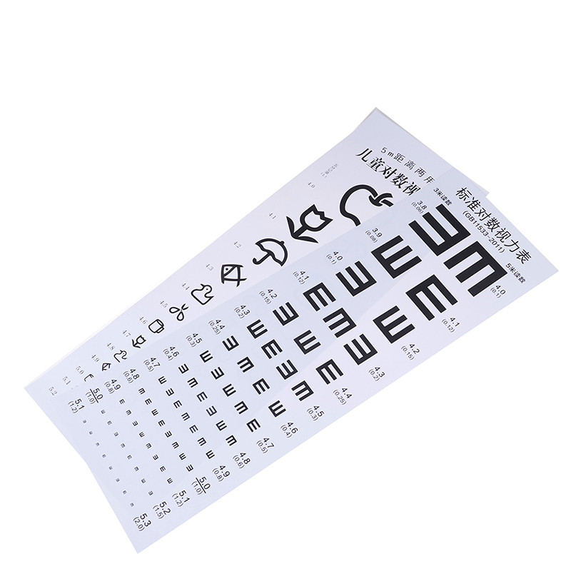 Jual NEW Eye Chart Letters Art Wall Decal Eyewear Specs Frames Sticker ...