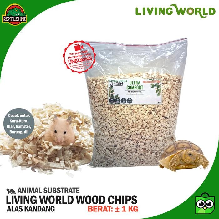 Jual Living World Ultra Comfort Aspen Bedding Wood Chip Substrate Alas ...