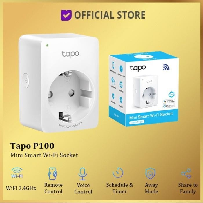 Jual TP-Link Tapo P100 Mini Smart Plug WiFi Outlet Mini Socket Set ...