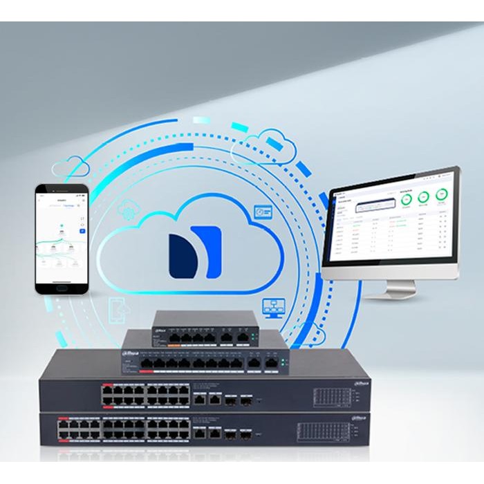 Jual t7kg- Dahua Dh-Cs4218-16Et-135 18-Port Cloud Managed Desktop ...