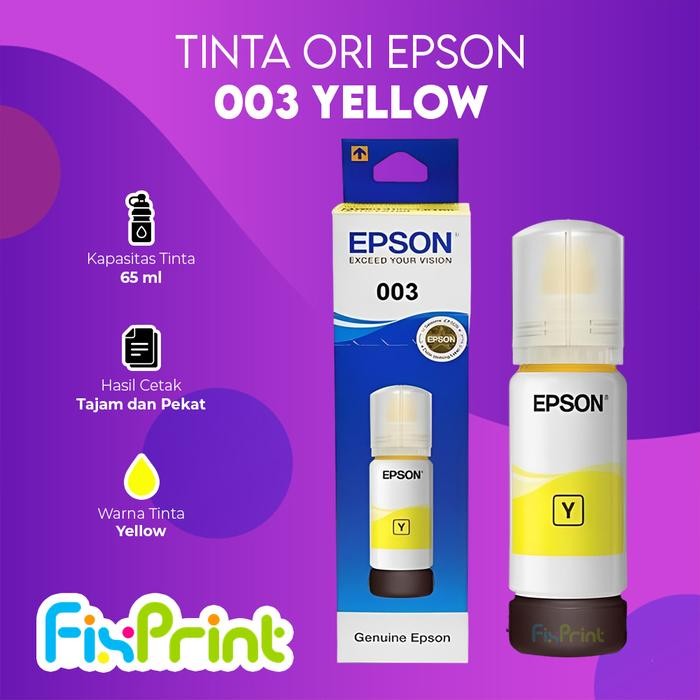 Jual Pilihan- Tinta Epson 003 Ink Cartridge T00V L1110 L3210 L3110 ...