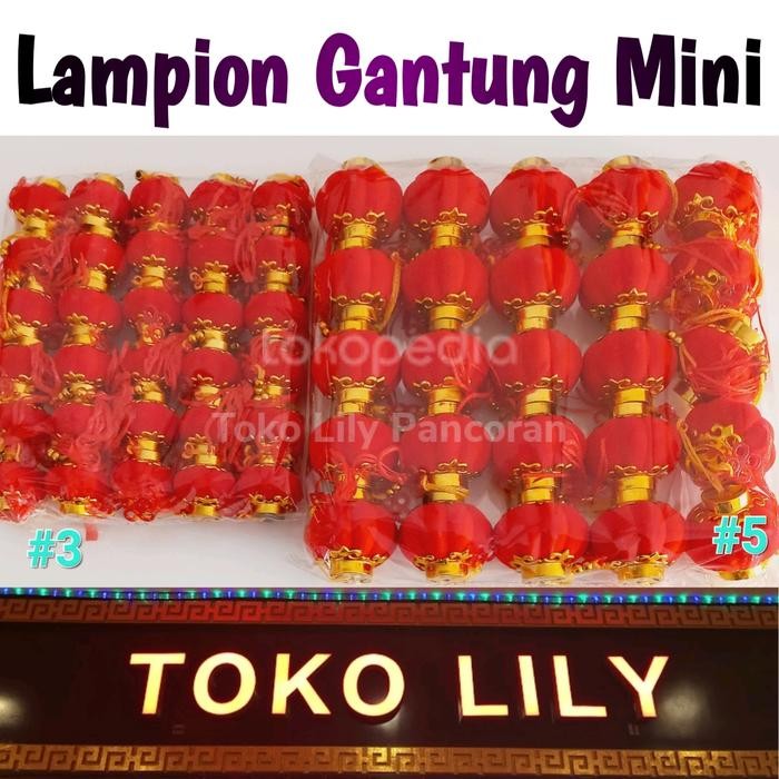 Jual Lampion Gantung Mini / Lampion Pohon Sakura / Tenlung Sakura Mini ...