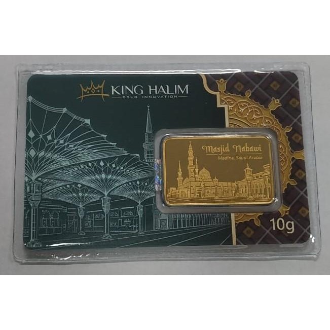 Jual Logam Mulia Emas King Halim 10Gr- Masjid Nabawi | Shopee Indonesia