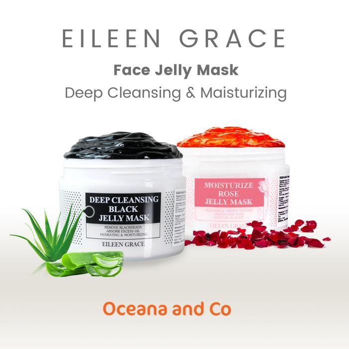 Jual EILEEN GRACE Moisturize Rose Jelly Mask 300ml - Masker Wajah ...