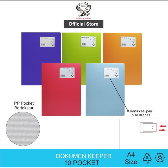Jual EAGLE FILES Dokumen Keeper / Clear Holder / Document Keeper ...