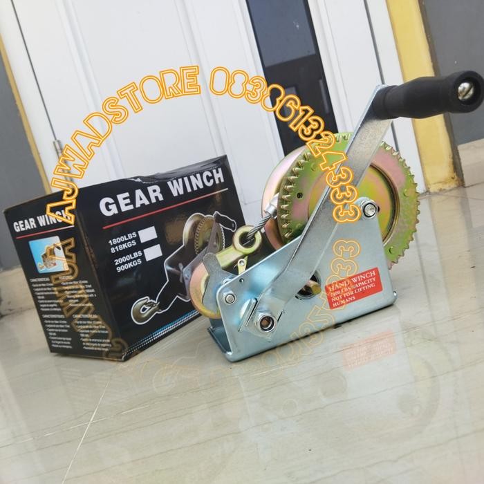 Jual HAND WINCH KATROL MANUAL TANGAN /MESIN DEREK TANGAN MANUAL 1000 ...