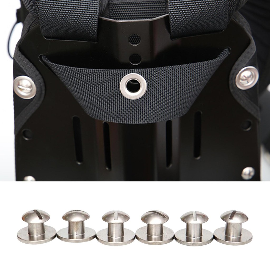 Jual IMPORT 6x Scuba Diving Backplate Book Screws for BCD Attachment ...