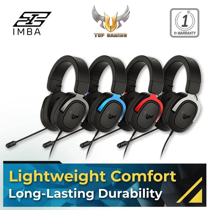 Jual Ready ASUS TUF Gaming H3 Gaming Headset (Gun Metal) | Shopee Indonesia