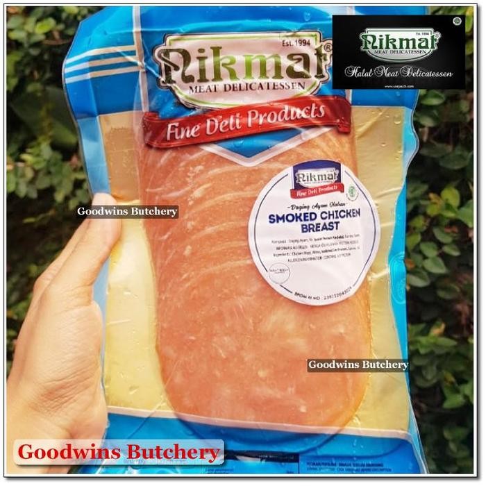 Jual SMOKED CHICKEN BREAST SLICED Nikmat HALAL Soejasch Bali frozen ...