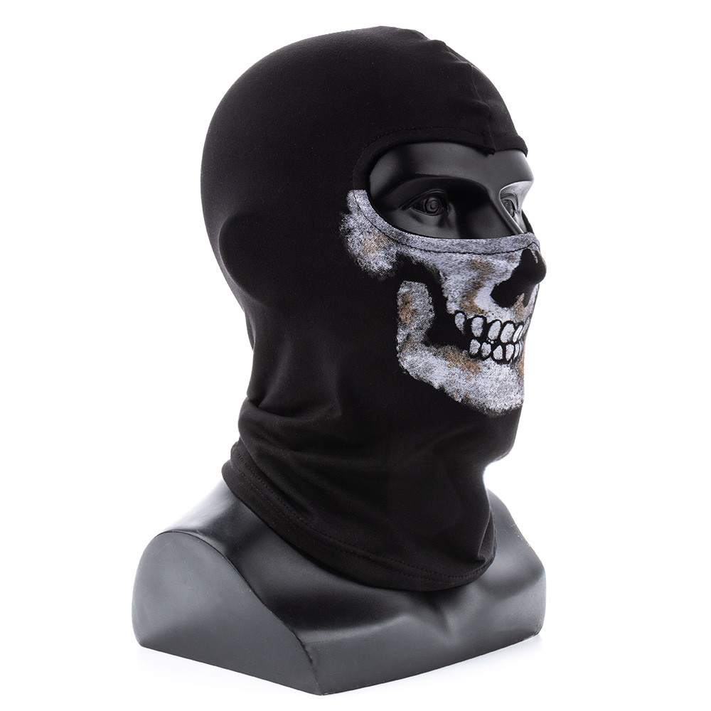 Jual Call Of Duty Ghost Face Skull Balaclava Mask Motorcycle Cosplay ...