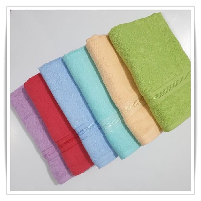 Jual New Handuk POLOS Merah Putih 3855 by Terry Palmer NO LABEL uk 60 x ...