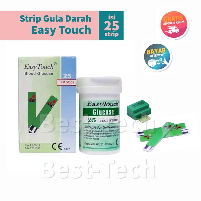 Jual New Strip Gula Darah EasyTouch / Refill Strip Blood Glucose Easy ...