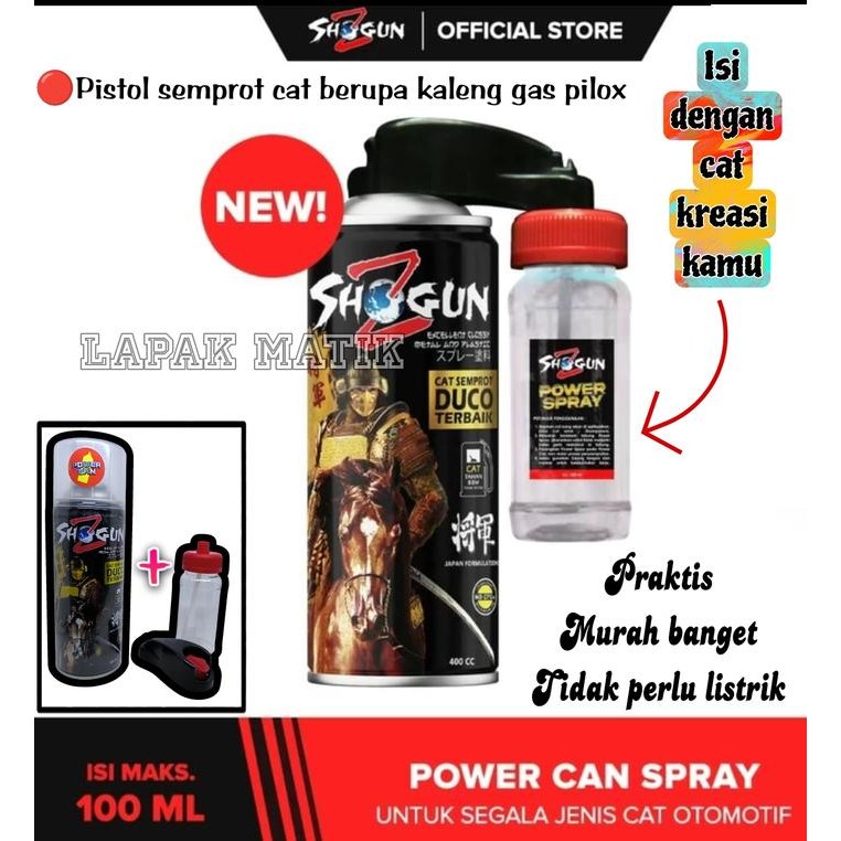 Jual SHOGUN Z Power Spray Power Can Spray Kompresor pilok spray aerosol ...