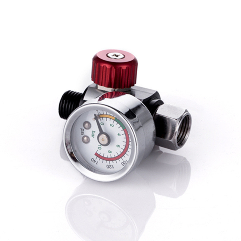 Jual Paint Spray Gun Pressure Regulator Gun Gas Controller Big Dial Air ...