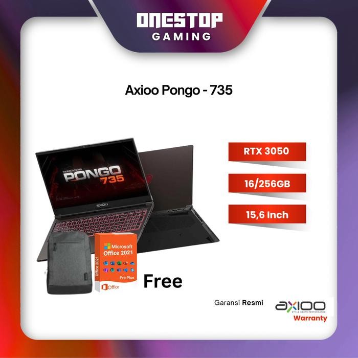 Jual Pilihan- Axioo Pongo 735 I7-13620H Rtx 3050 16Gb 512Gb 15.6" Srgb ...