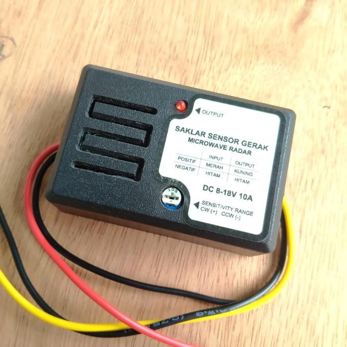 Jual Saklar Sensor Gerak Benda Dan Manusia Dc 12V (8-18V) Radar ...