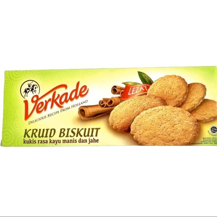 Jual ORIGINAL! Verkade Kruid biskuit kayu manis dan jahe 150g | Shopee ...