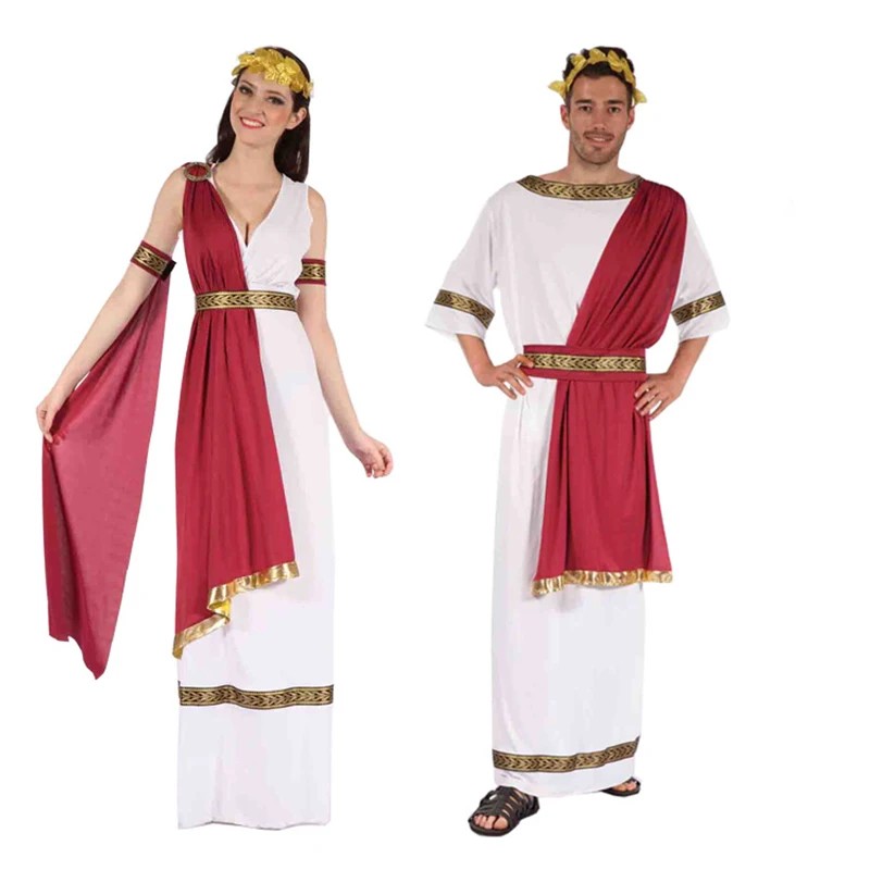 Jual Adult Arabic Ancient Roman Spartan Warrior Cosplay Costume Zeus ...