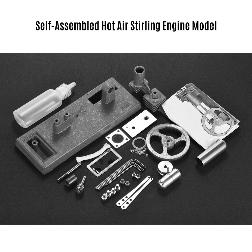 Jual Starpower Mini Hot Air Stirling Engine Model Diy Kit Experiment ...