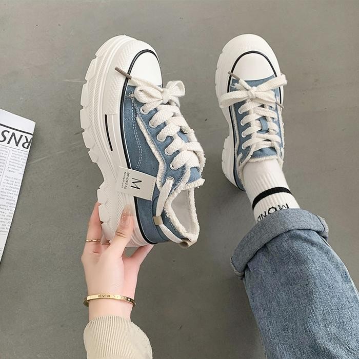 Jual Minowear Jadelyn Shoes - Sepatu Wanita Modis Round Toe Canvas ...