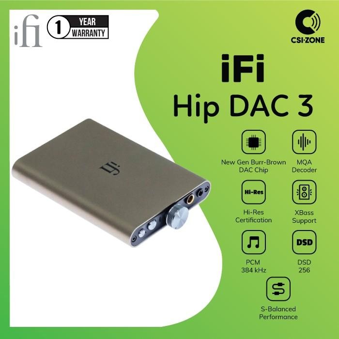 Jual IFI Hip DAC 3 Portable Hi-Res DAC / Headphone Amplifier | Shopee ...