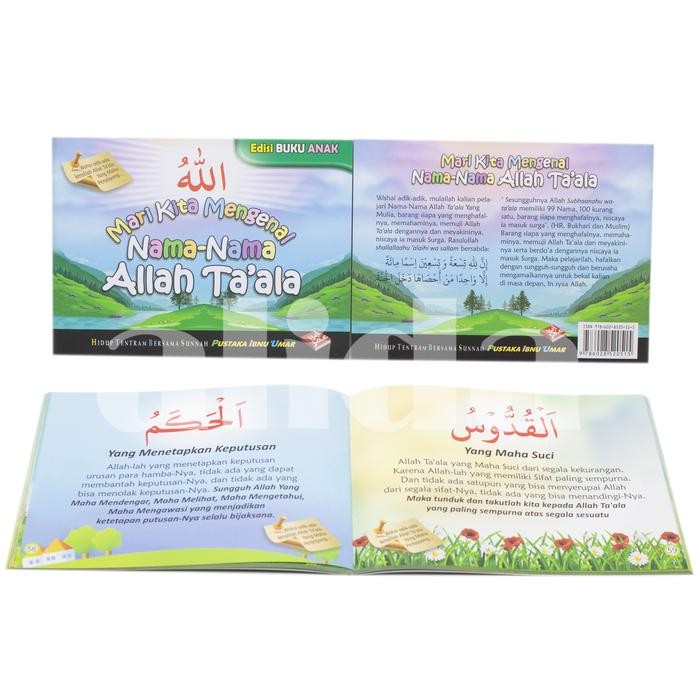 Jual Buku Anak Mari Kita Mengenal Nama-Nama Allah Ta'ala, Asmaul Husna ...