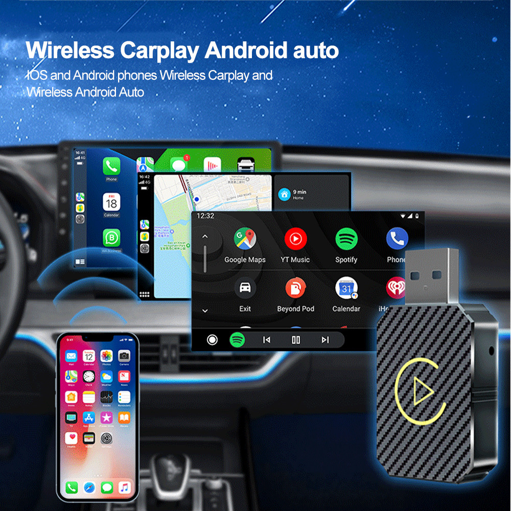 Jual BEST SELLER 2 in 1 Wireless Bluetooth 5.0 Carplay Adapter for ...