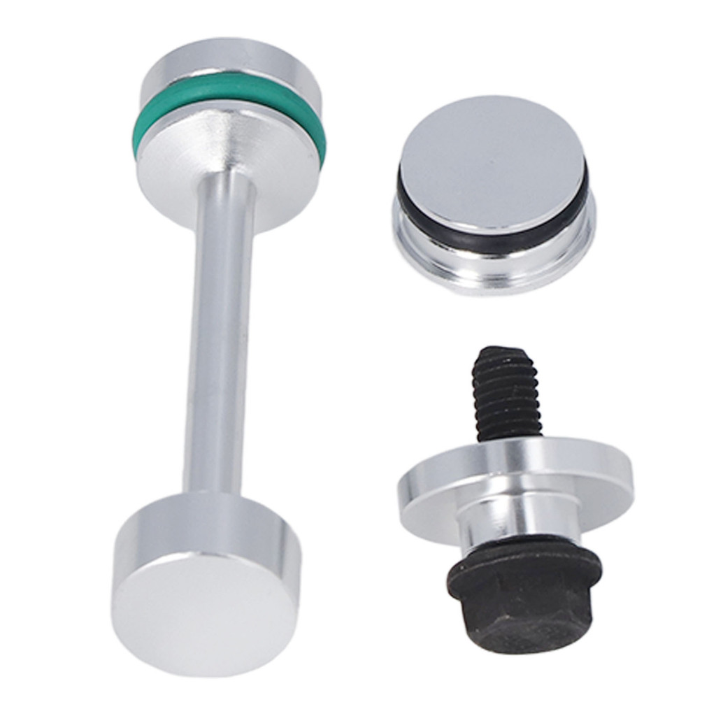 Jual Car Oil Diverter Barbell Oil Tube Hold Down Front Gallery Plug Set ...