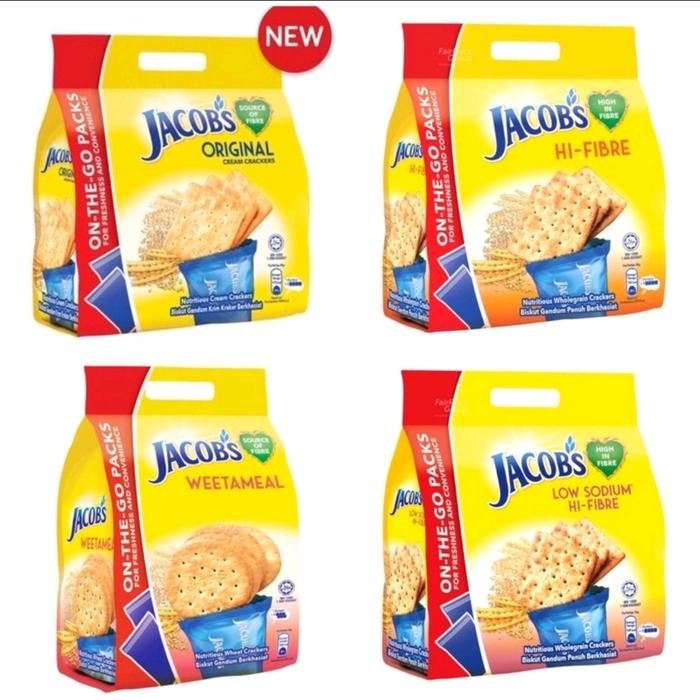 Jual ORIGINAL! Weetameal Box 8 packs Biskuit Jacobs Jacob's 144gr cream cracker malay | Shopee ...