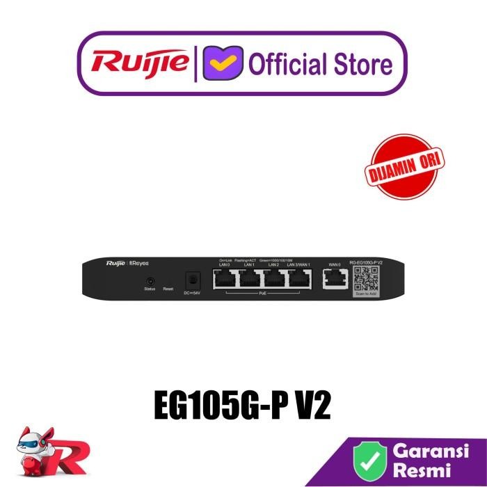 Jual Ruijie RG-EG105G-P V3 Reyee Cloud Managed PoE Router | Shopee ...