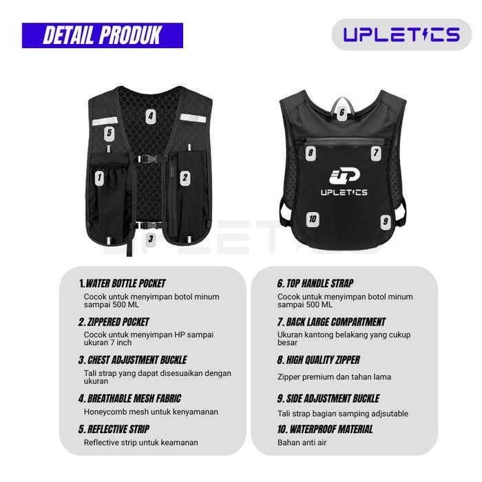 Jual Eiger Sport - Hydrofuel Hydration Vest For Hiking Trail Running ...