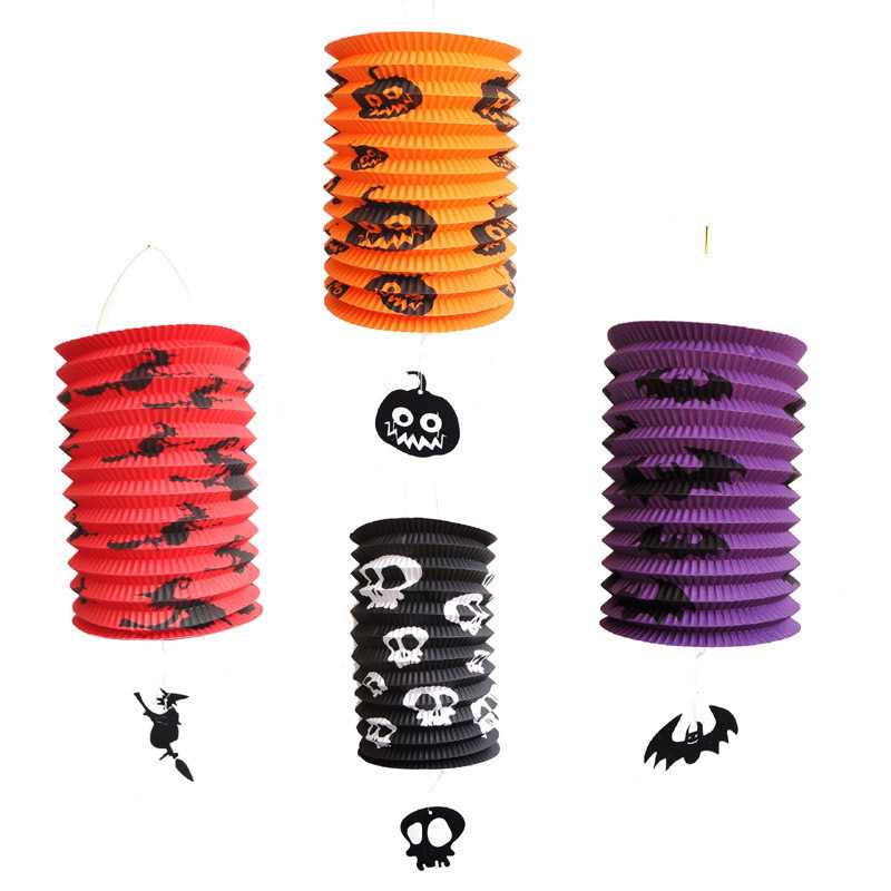 Jual Halloween Retractable Wind Pipe Paper Lantern Bar Ktv Decoration ...