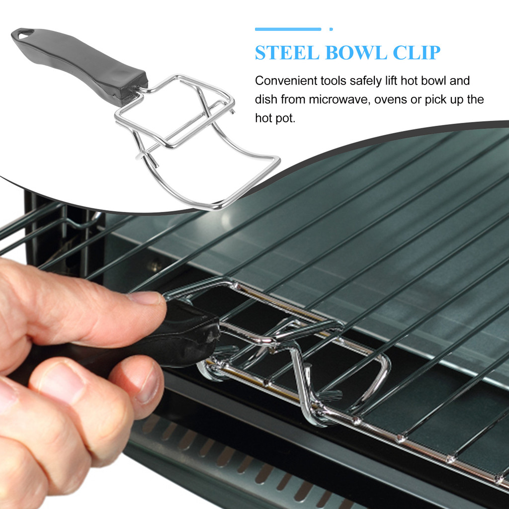 Jual Hot Plate Gripper Clip Bowl Scald Pot Anti Clamp Metal Skid Clips ...